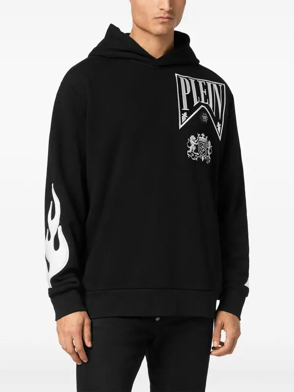 Philipp Plein Flame Racing Hoodie