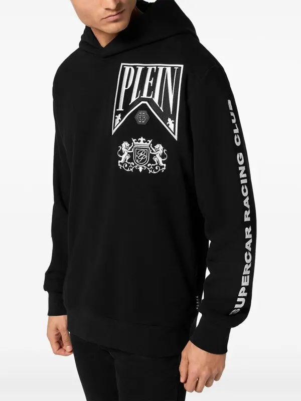 Philipp Plein Flame Racing Hoodie