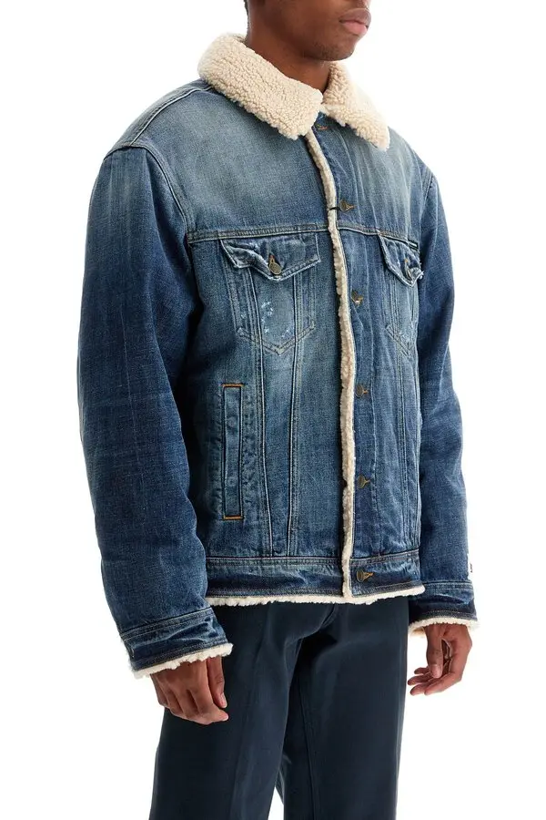 Dolce & Gabbana Denim And Teddy Re E