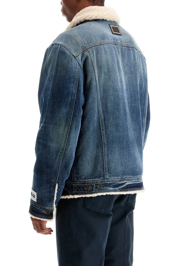 Dolce & Gabbana Denim And Teddy Re E