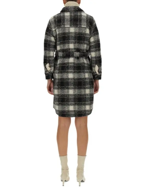 Woolrich Checked Coat