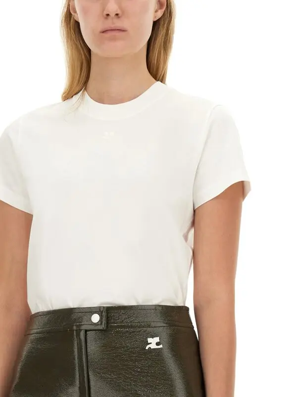 COURREGES Cotton T-shirt