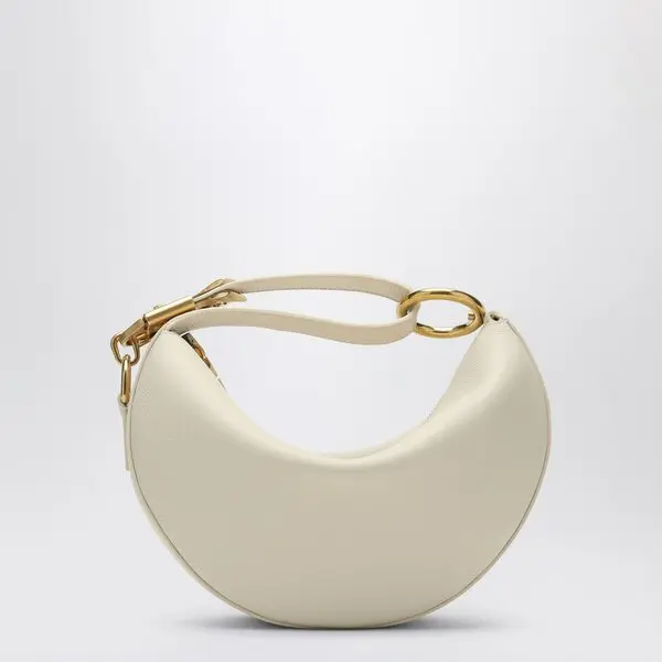 Burberry Leather Knight Shoulder Bag - Beige