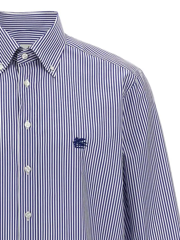 Etro Pegaso' Striped Shirt