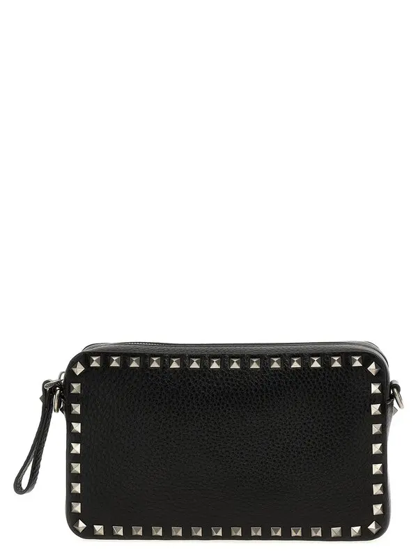 Valentino Garavani Rockstud Shoulder Bag - Black