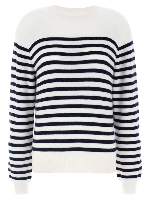 Khaite Viola Striped Cashmere Sweater