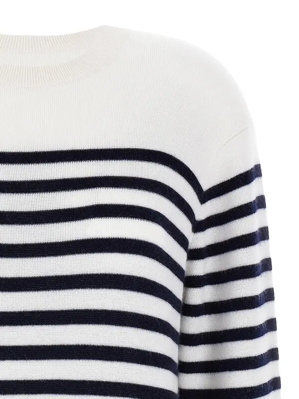 Khaite Viola Striped Cashmere Sweater