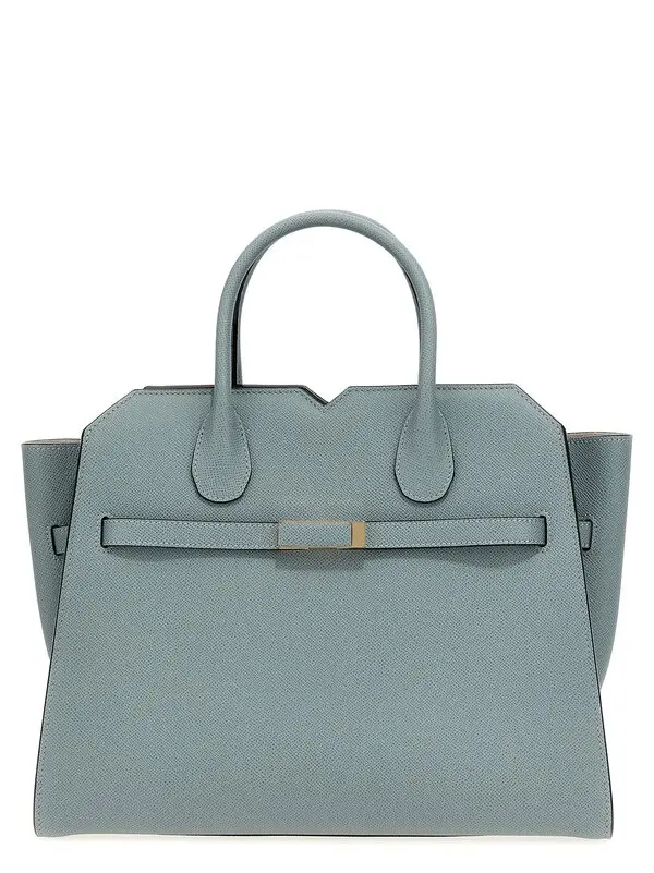 VALEXTRA Milano Medium Handbag - Gray
