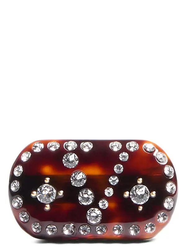Valentino Garavani Hair Clip - Brown