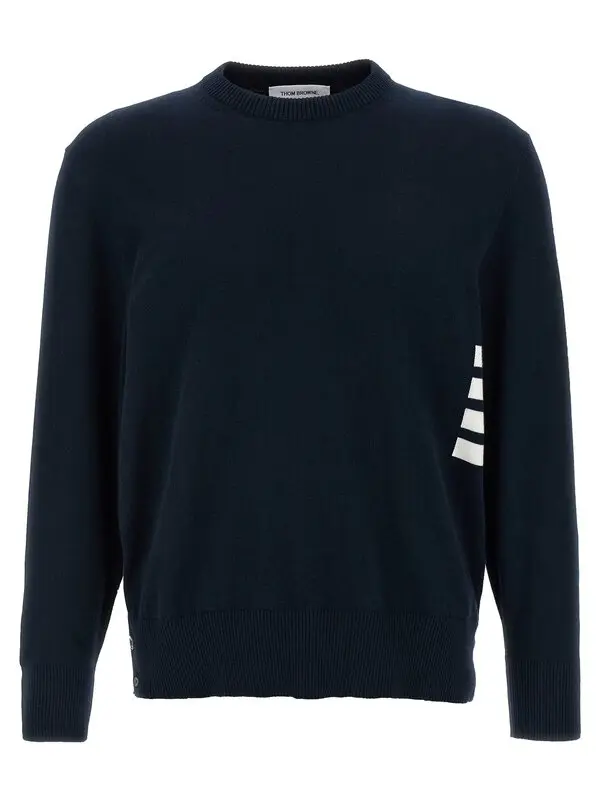Thom Browne 4-bar Cotton Sweater