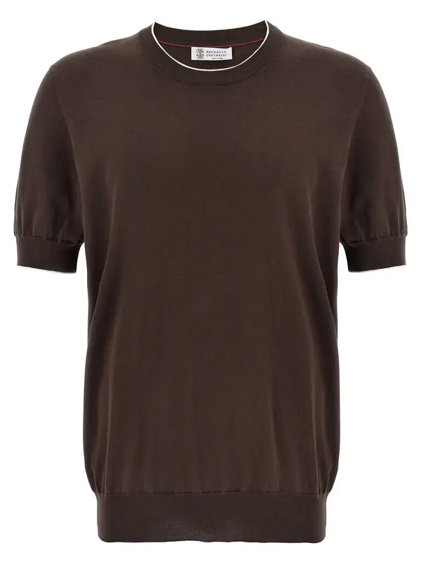 Brunello Cucinelli Knitted T Shirt