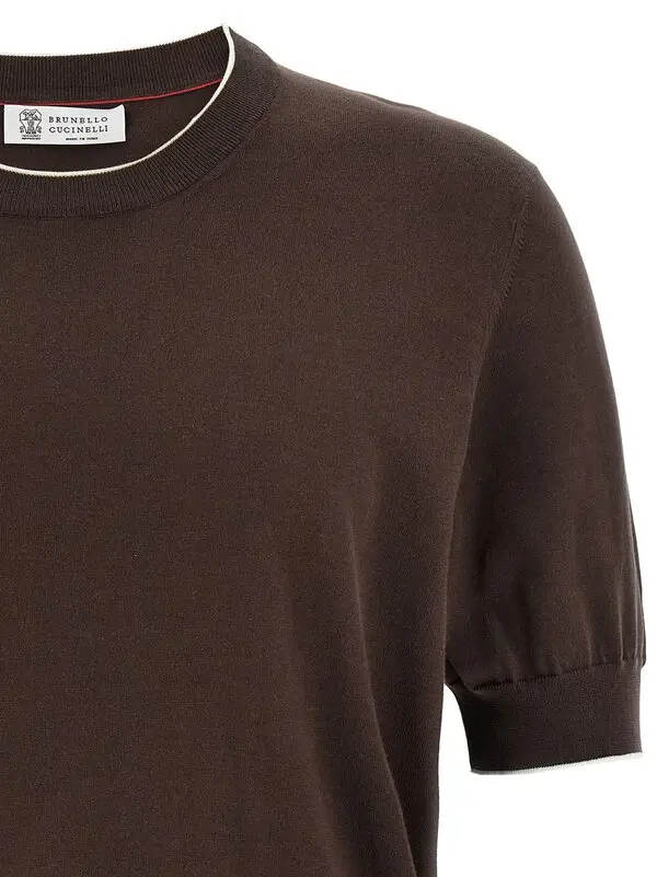 Brunello Cucinelli Knitted T Shirt