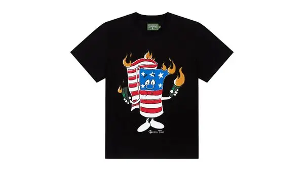DENIM TEARS Firecracker Tee Shirt - Black