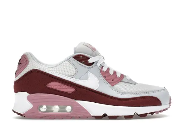 Nike Air Max 90 Se Sneakers - Dark Team Red/platinum Tint/pure Platinum