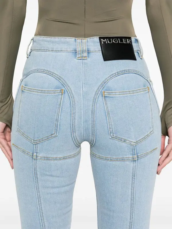 MUGLER Seam-detail Jeans