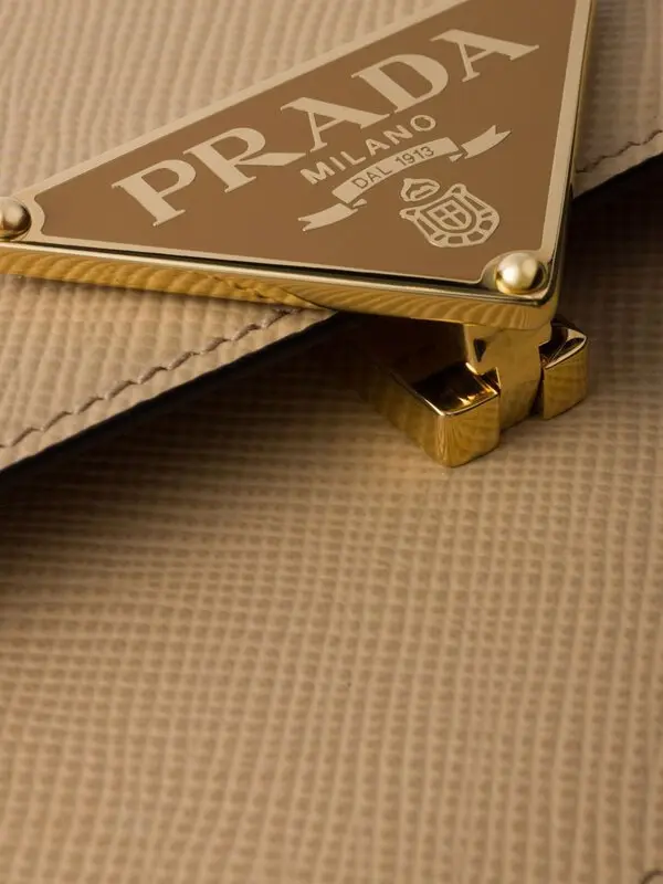 Prada Embleme Shoulder Bag - Neutrals