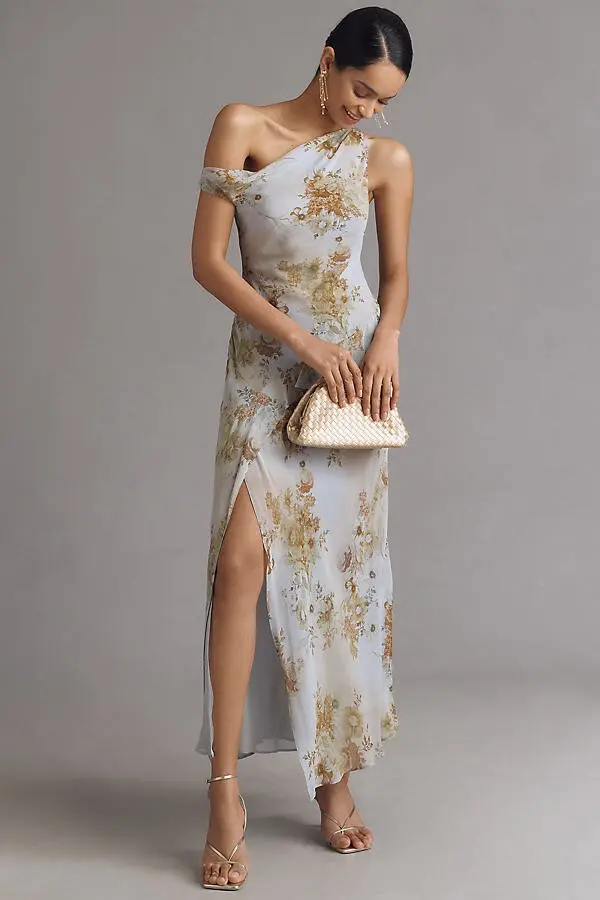 slim fit dress slacks Dreamer Strapless Dress in Rose Gold
