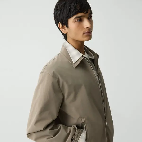 ひろTheory Foundation Twill Zip Blouson Foundation Twill Blouson Zip Jacket | Theory