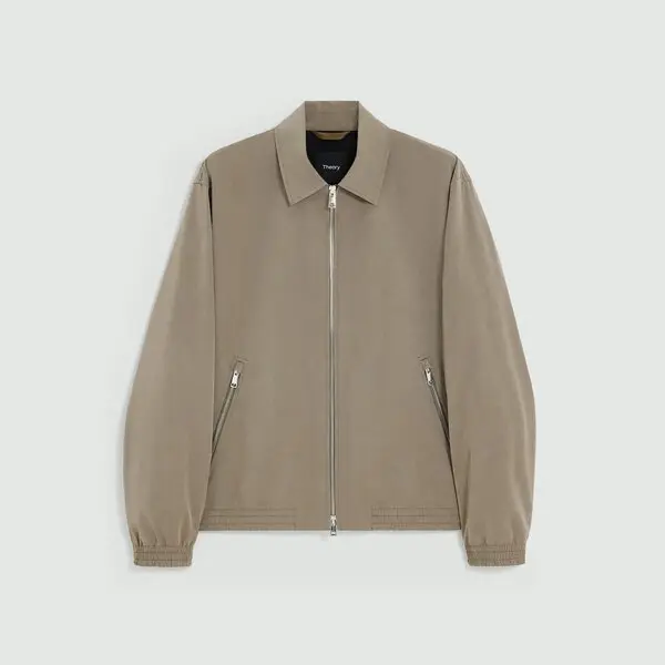 Theory Blouson Zip Jacket - Walnut