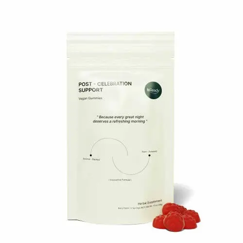 B.READY GUMMIES Post-celebration Support Gummies 1oz