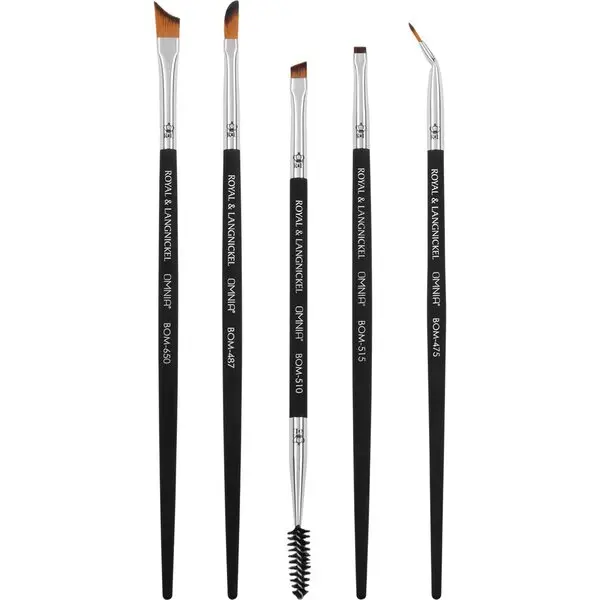 OMNIA BRUSH Pro Line And Define Makeup Brush Set - Black