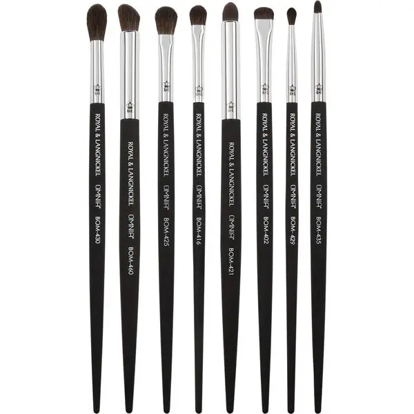 OMNIA BRUSH Pro Deluxe Blending Makeup Brush Set - Black