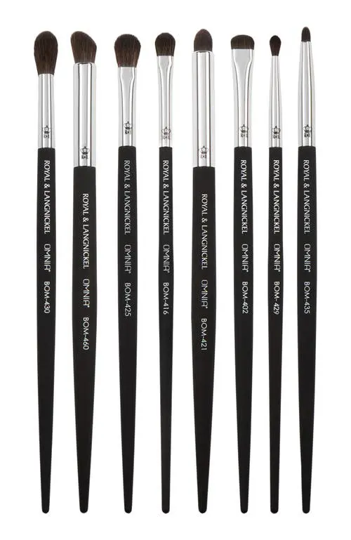 OMNIA BRUSH Pro Deluxe Blending Makeup Brush Set - Black