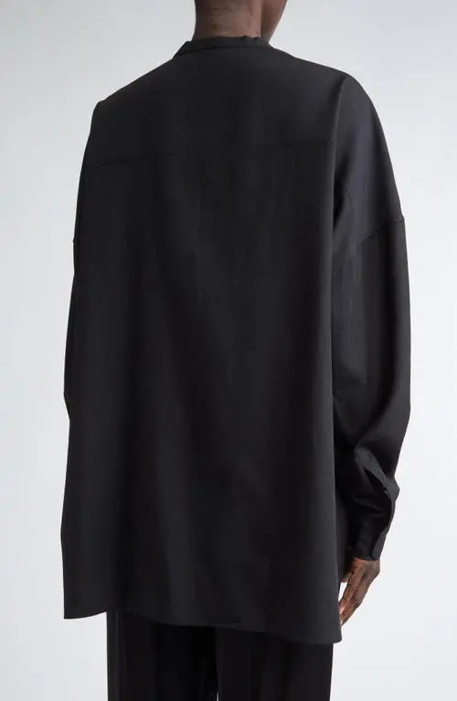 Rick Owens Lido Larry Virgin Wool Shirt