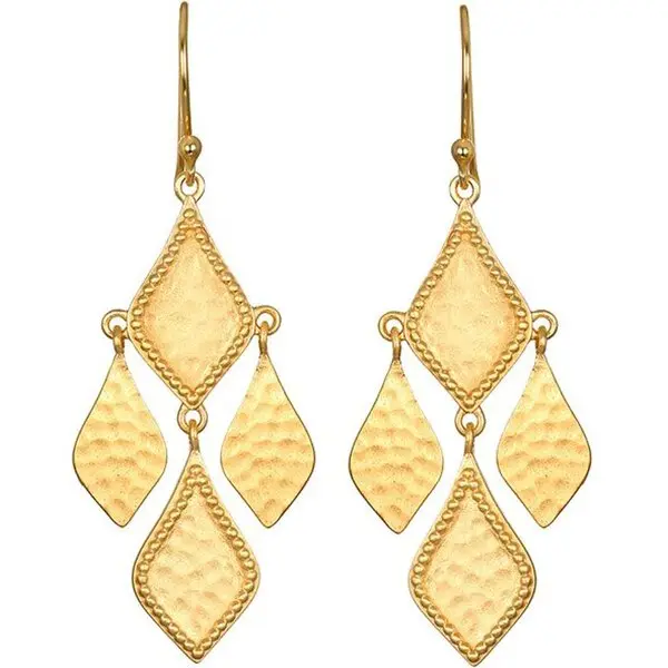 SATYA JEWELRY Chandelier Drop Earrings - Gold