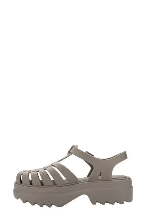 Melissa Possession Platform Ii Sandal - Dark Beige