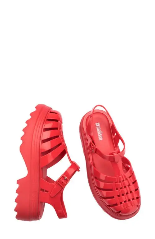 Melissa Possession Platform Ii Sandal - Red