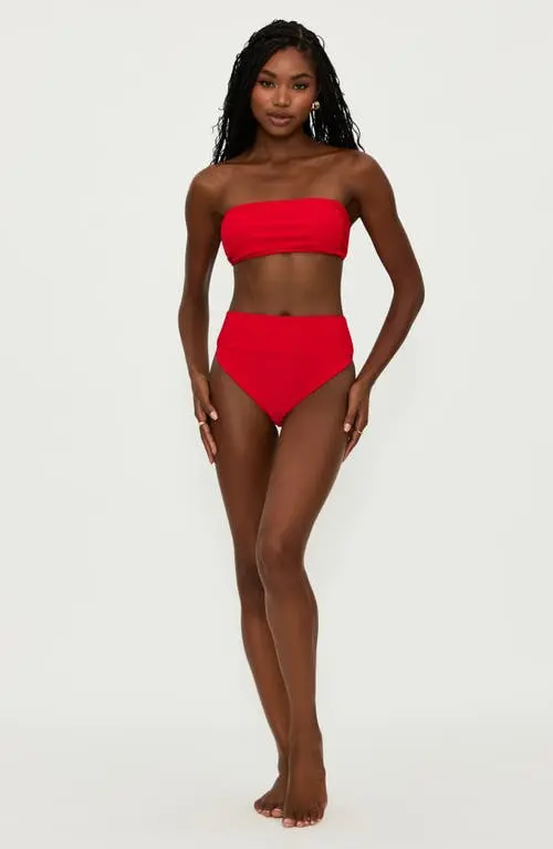 Beach Riot Kelsey Bikini Top - Red