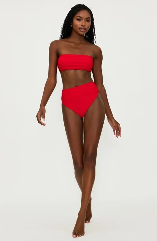 Beach Riot Kelsey Bikini Top - Red