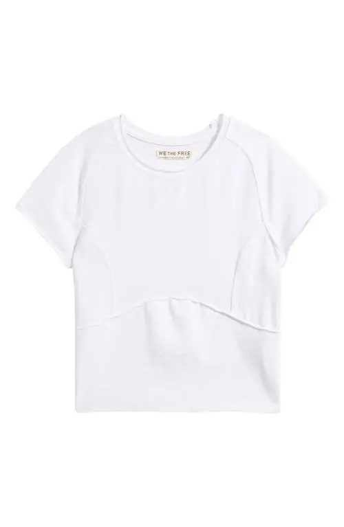 Free People Protagonist Crop Tee - Ivory