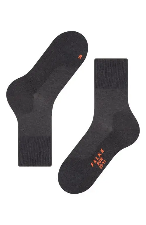 Falke Run Crew Socks - Dark Grey