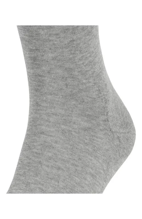 Falke Run Crew Socks - Light Grey
