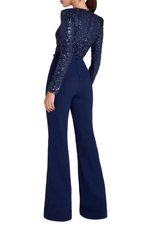NADINE MERABI Misha Belted Jumpsuit