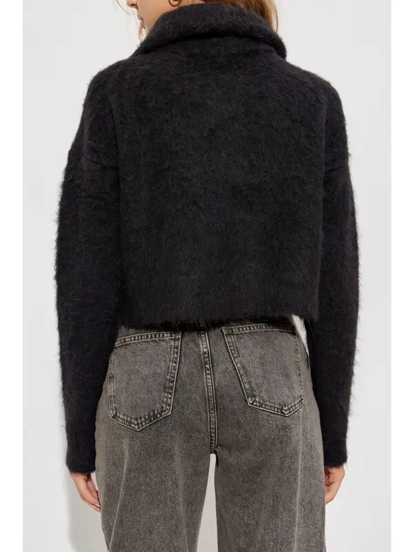 Sportmax Half-zip Alpaca Wool-blend Sweater