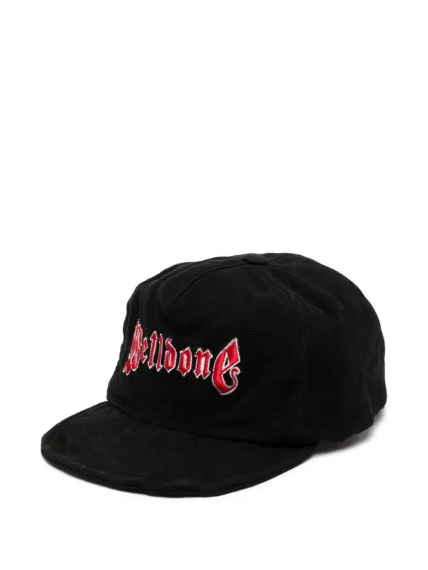 We11Done Logo-embroidered Cap - Black