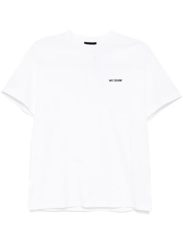 We11Done Embroidered Logo T-shirt - White