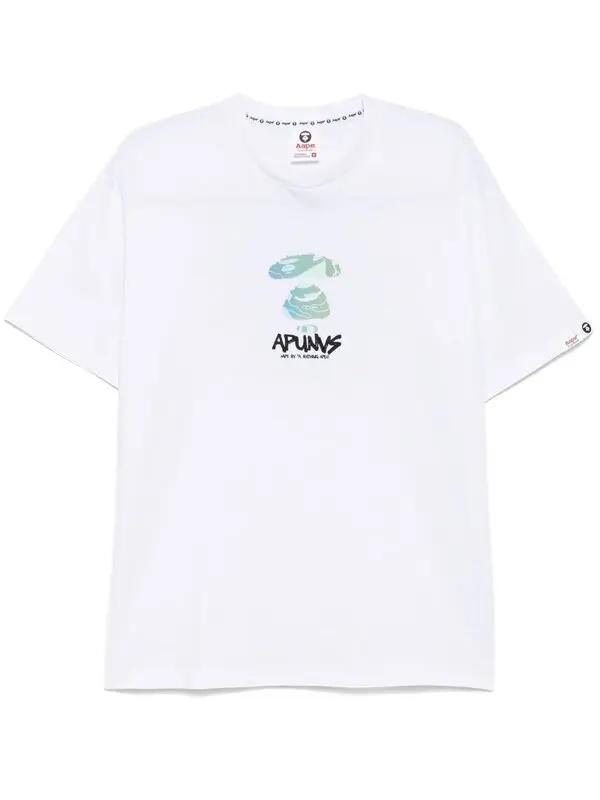 AAPE BY *A BATHING APE Logo-print T-shirt