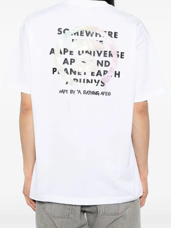 AAPE BY *A BATHING APE Logo-print T-shirt