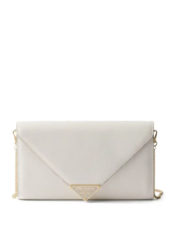Prada Saffiano Leather Mini Bag - Neutrals