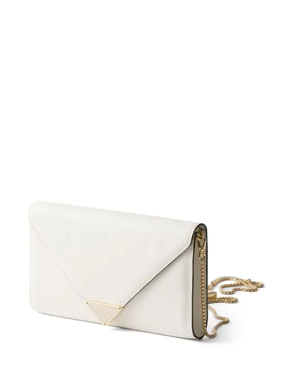 Prada Saffiano Leather Mini Bag - Neutrals