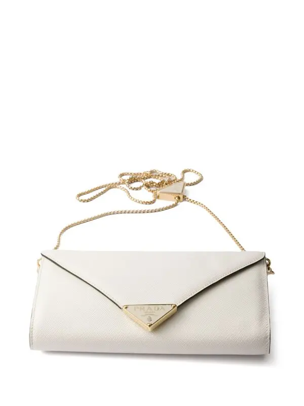 Prada Saffiano Leather Mini Bag - Neutrals