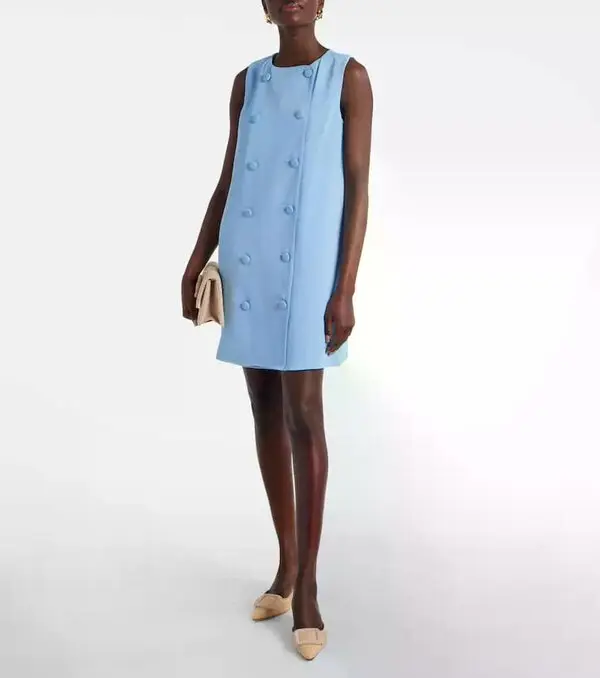 Veronica Beard Alayah Minidress - Blue