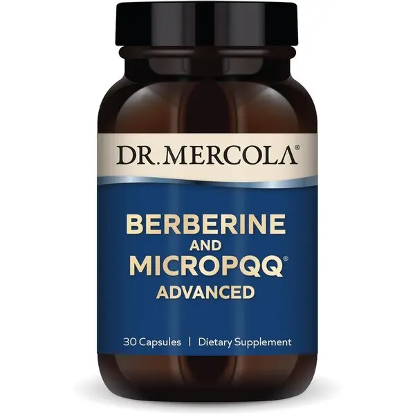 DR. MERCOLA Berberine With Micropqq 30 Capsules - One-color