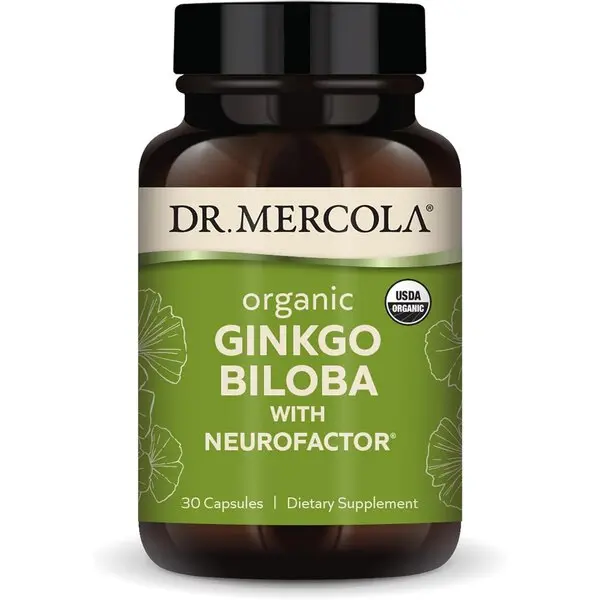 DR. MERCOLA Organic Ginkgo Biloba 30 Capsules - One-color