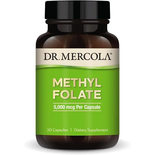 DR. MERCOLA Folate 5mg 30 Capsules - One-color