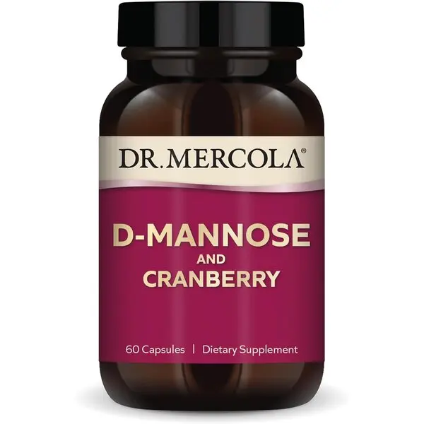 DR. MERCOLA D-mannose And Cranberry Extract 60 Capsules - One-color